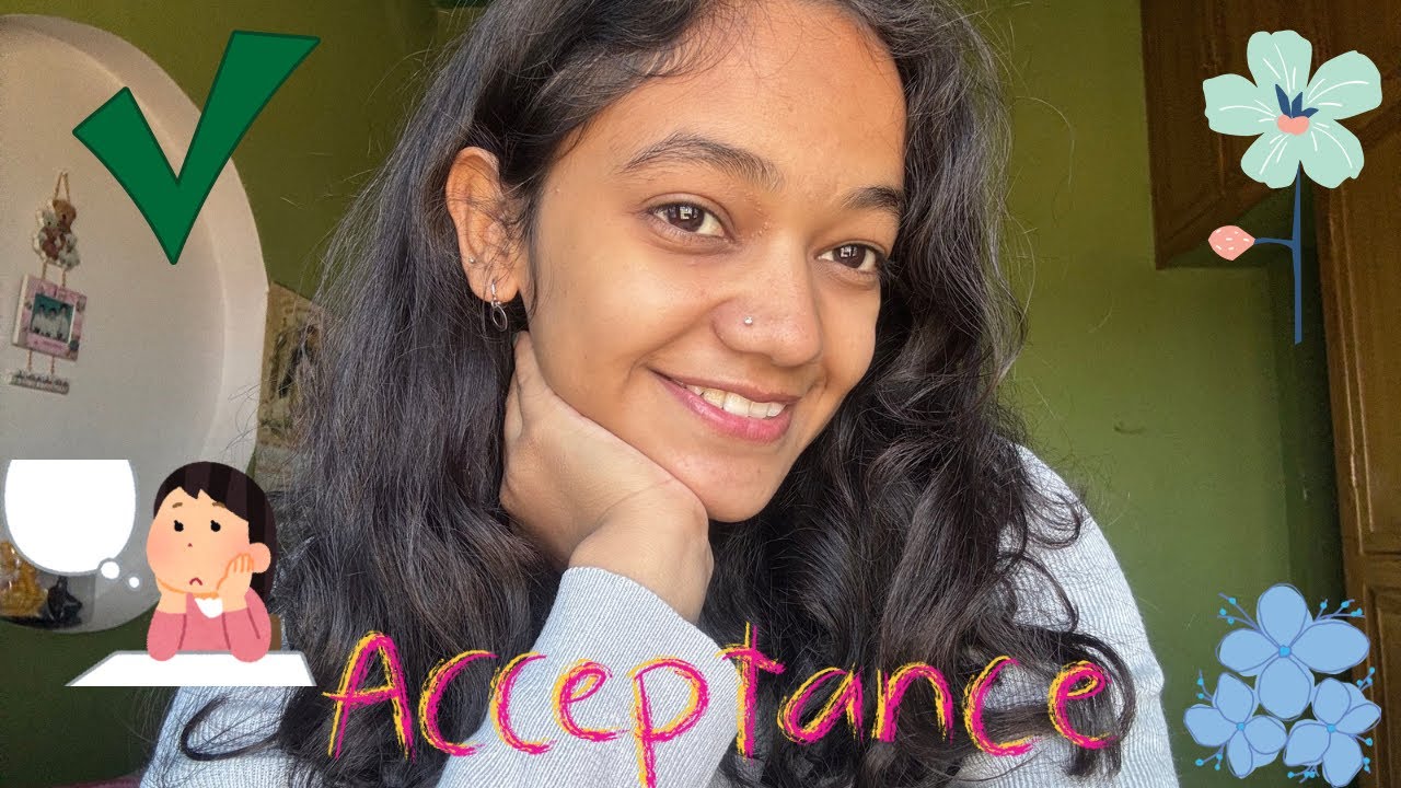 How to accept things in life 🌼💙 || first step towards acceptance ️ ...