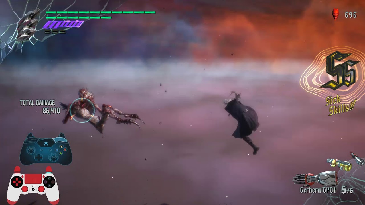 DMC5 testing around with Cheat Engine speedhack (1.15 speed) - YouTube