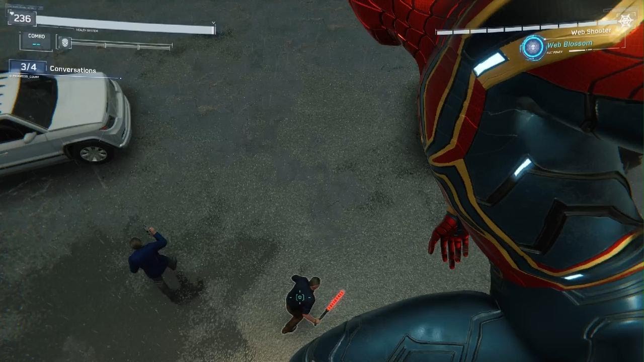 Spider-Man trapped in building bug - YouTube