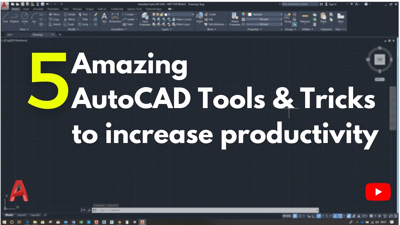 5 Amazing AutoCAD Tools & Tricks|AutoCAD Tutorial - YouTube