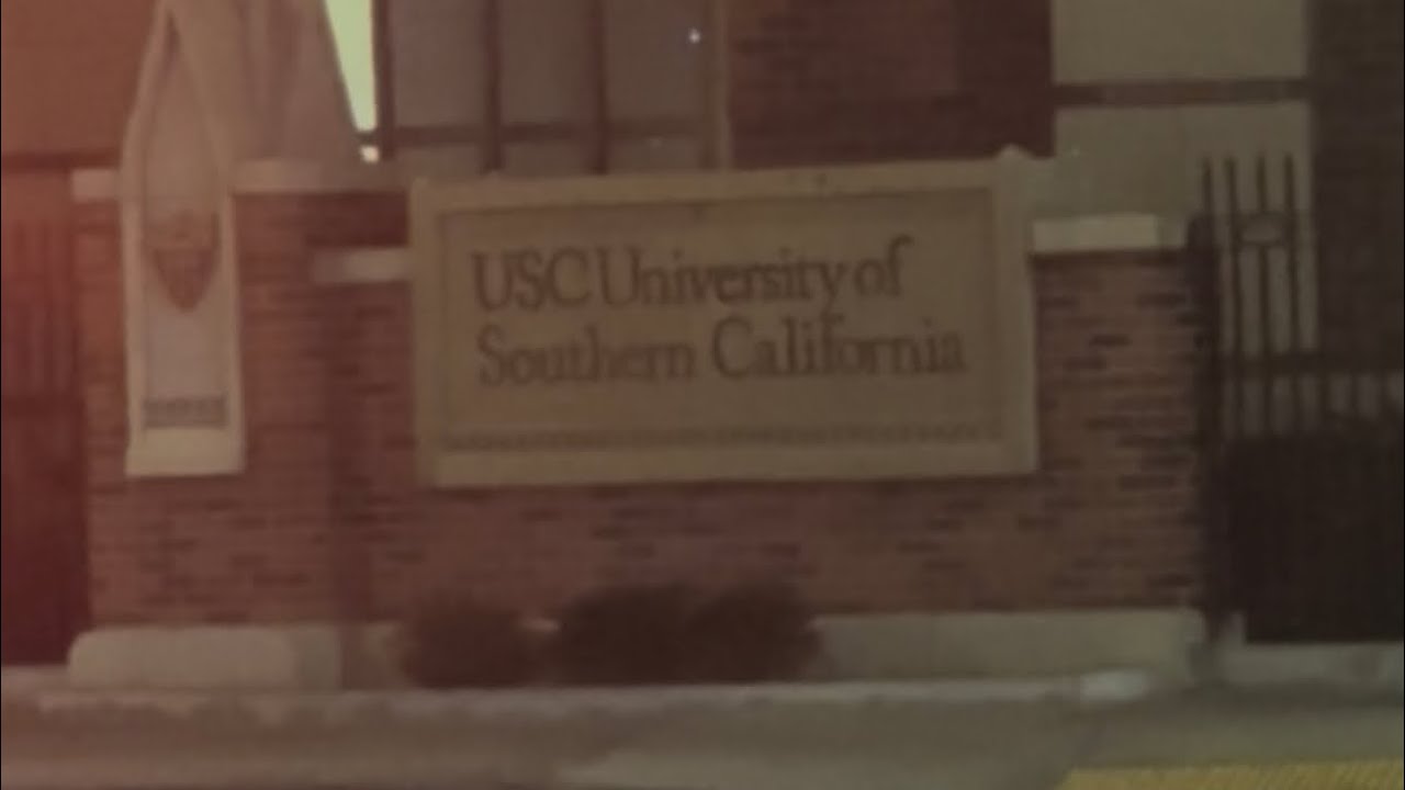 USC Campus Sign on Exposition Boulevard in Los Angeles 2/24 #usc # ...