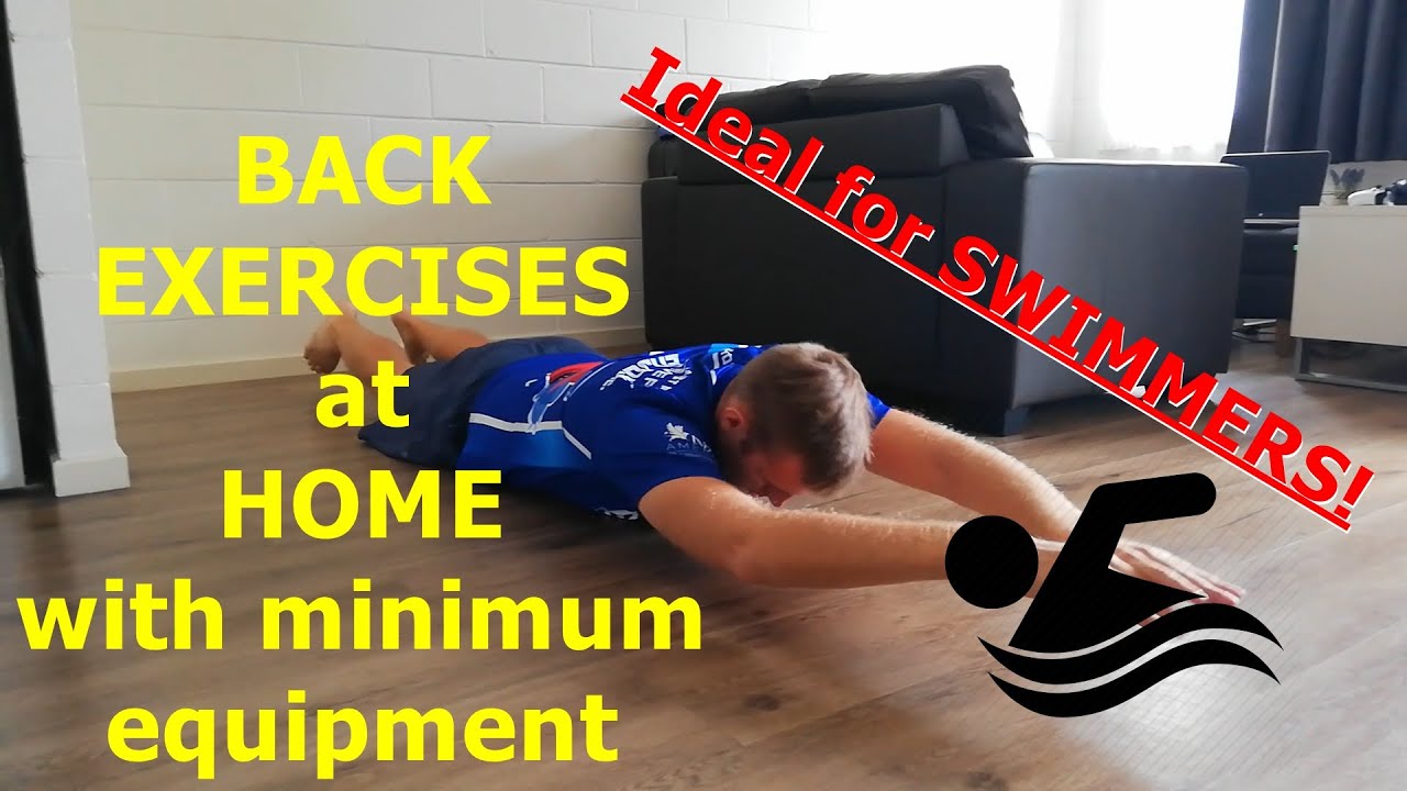 Back exercises at HOME - ideal for SWIMMERS - YouTube