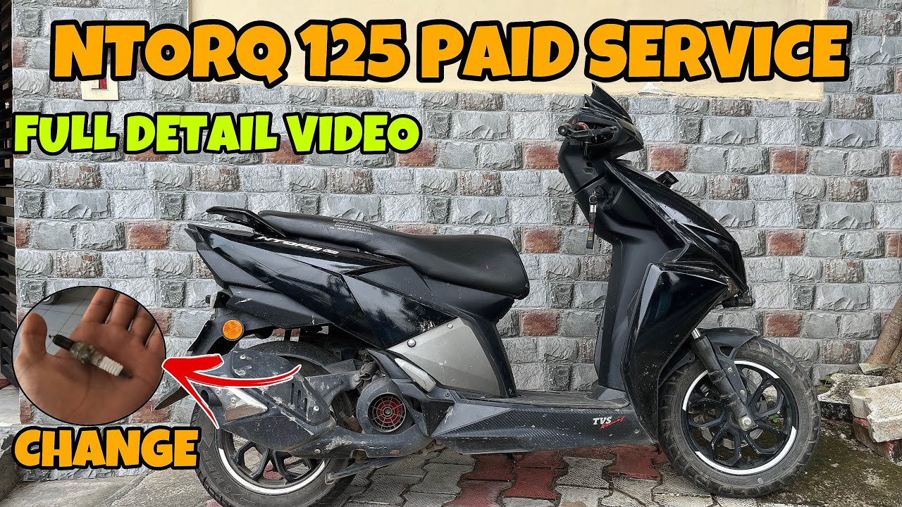 NTORQ 125 SERVICE FULL DETAIL VIDEO || RIDE WITH PANTHER || - YouTube