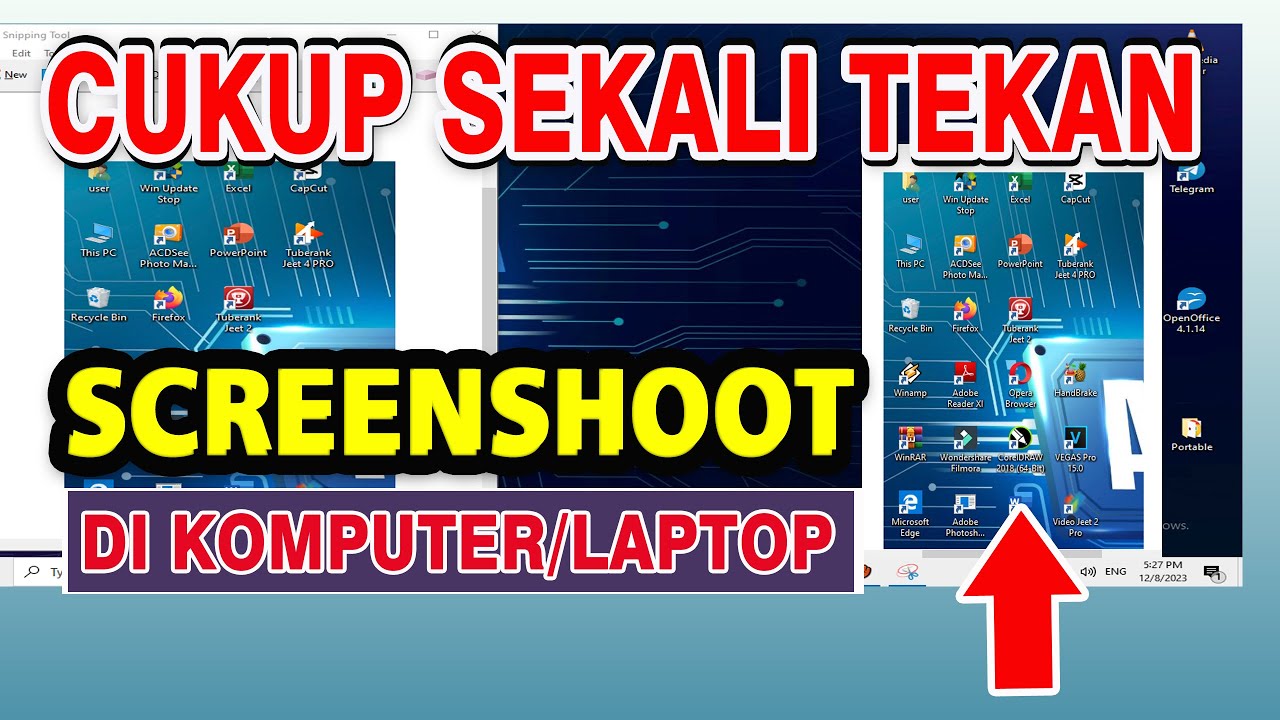 Cara Screenshoot Di komputer/Laptop | Tangkap Layar tanpa aplikasi ...