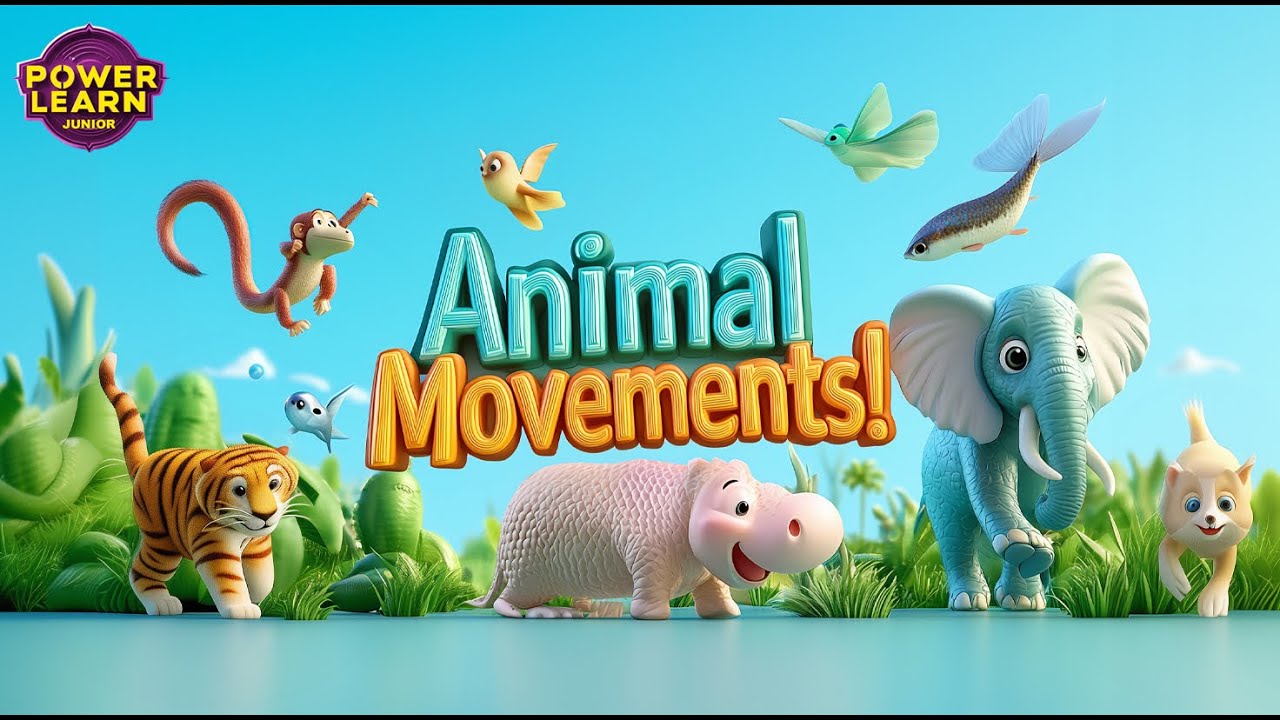 How Do Animals Move? 🐾 Walk, Crawl, Swim, Fly & More Explained - YouTube
