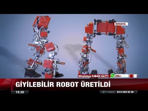 Giyilebilir robot üretildi - 1 Aralık 2017