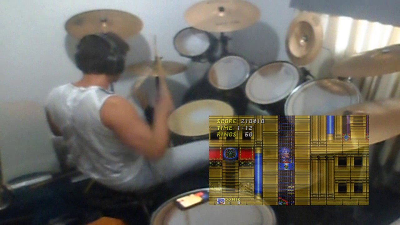 Sonic the Hedgehog 2 - Casino Night Zone drums - YouTube