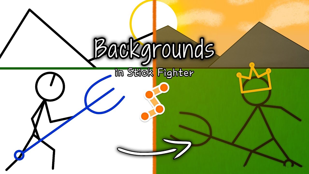 How to add backgrounds to your Stick Fighter animations - YouTube