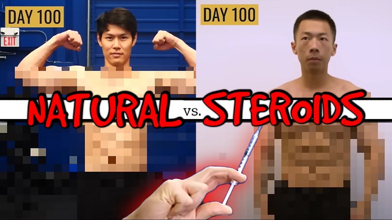 Natural vs. Steroids For 100 day - YouTube