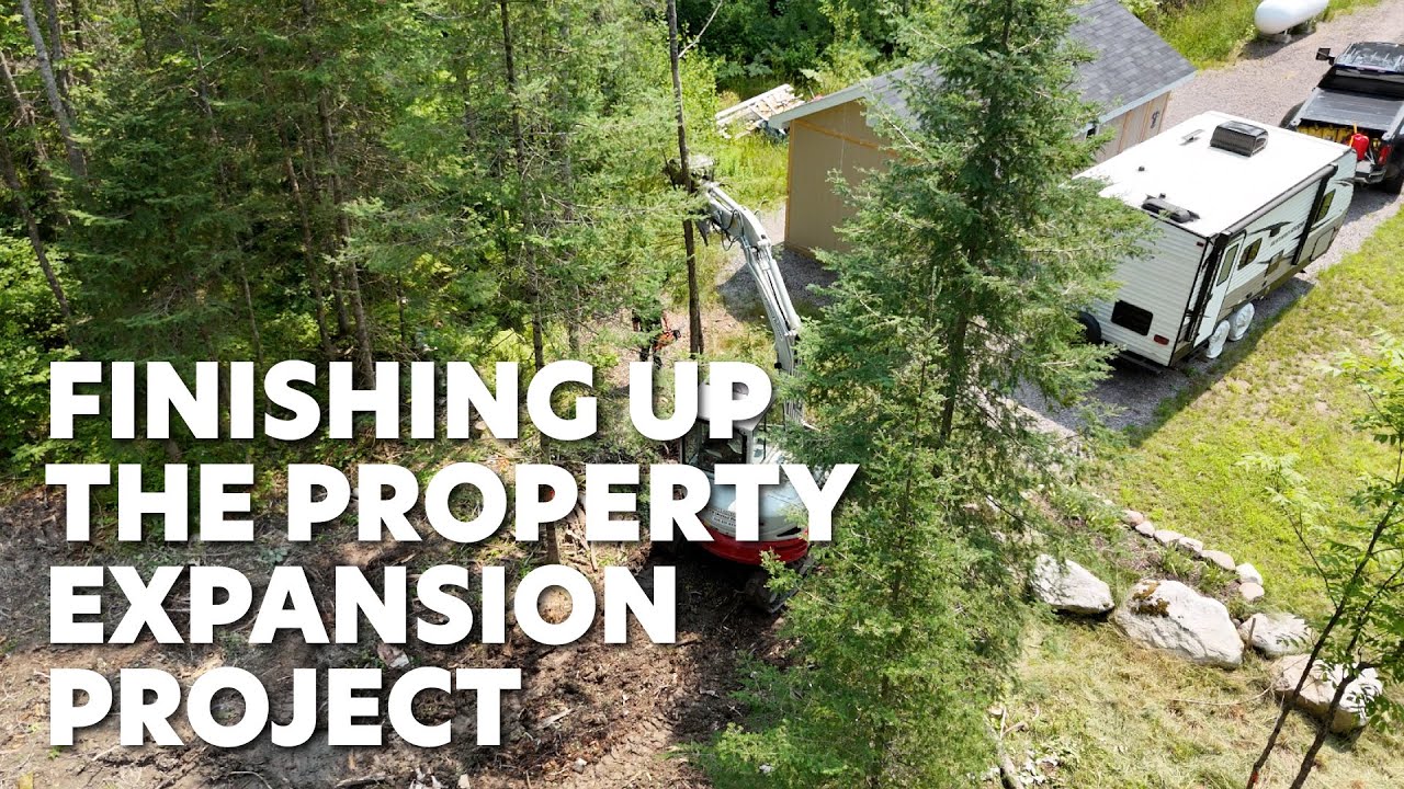 Final Stages of Property Expansion in Corbeil, Ontario | Land Clearing ...