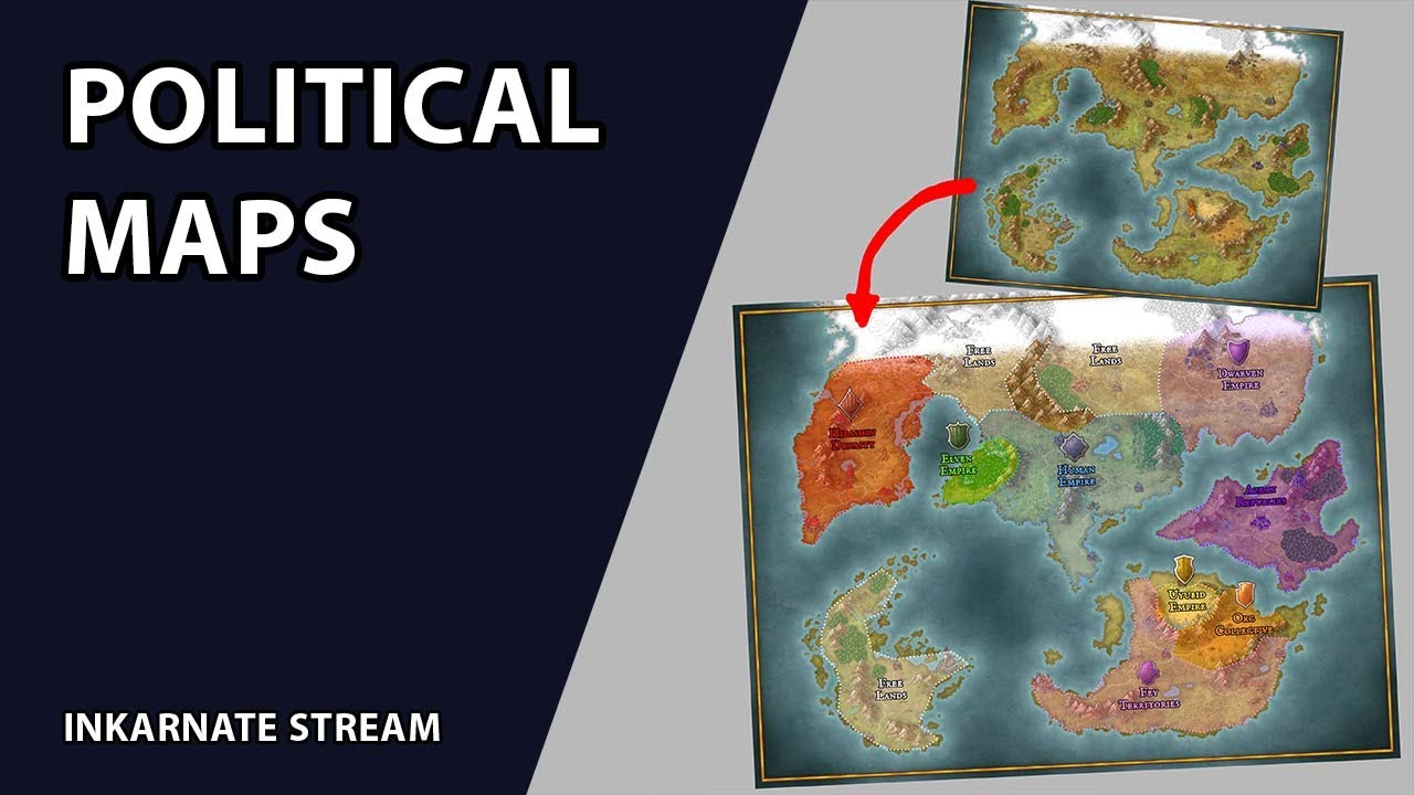 Political Maps | Inkarnate Stream - YouTube