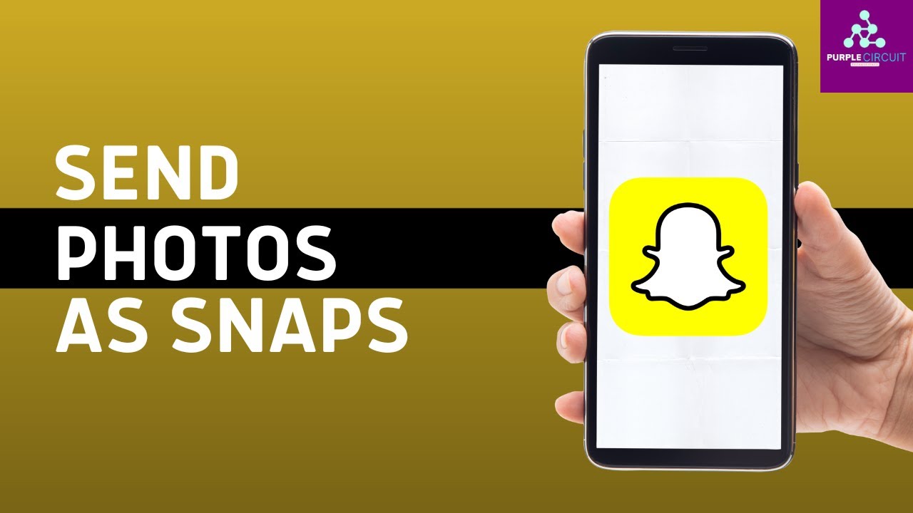 How to Send Photos as Snaps on Snapchat (2023) - YouTube