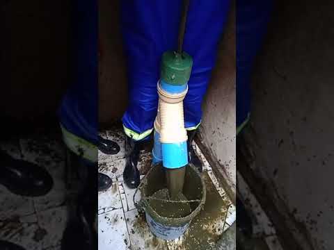 Toilet Emptying Using Gulper 1 Royal Sanitation Malawi - YouTube