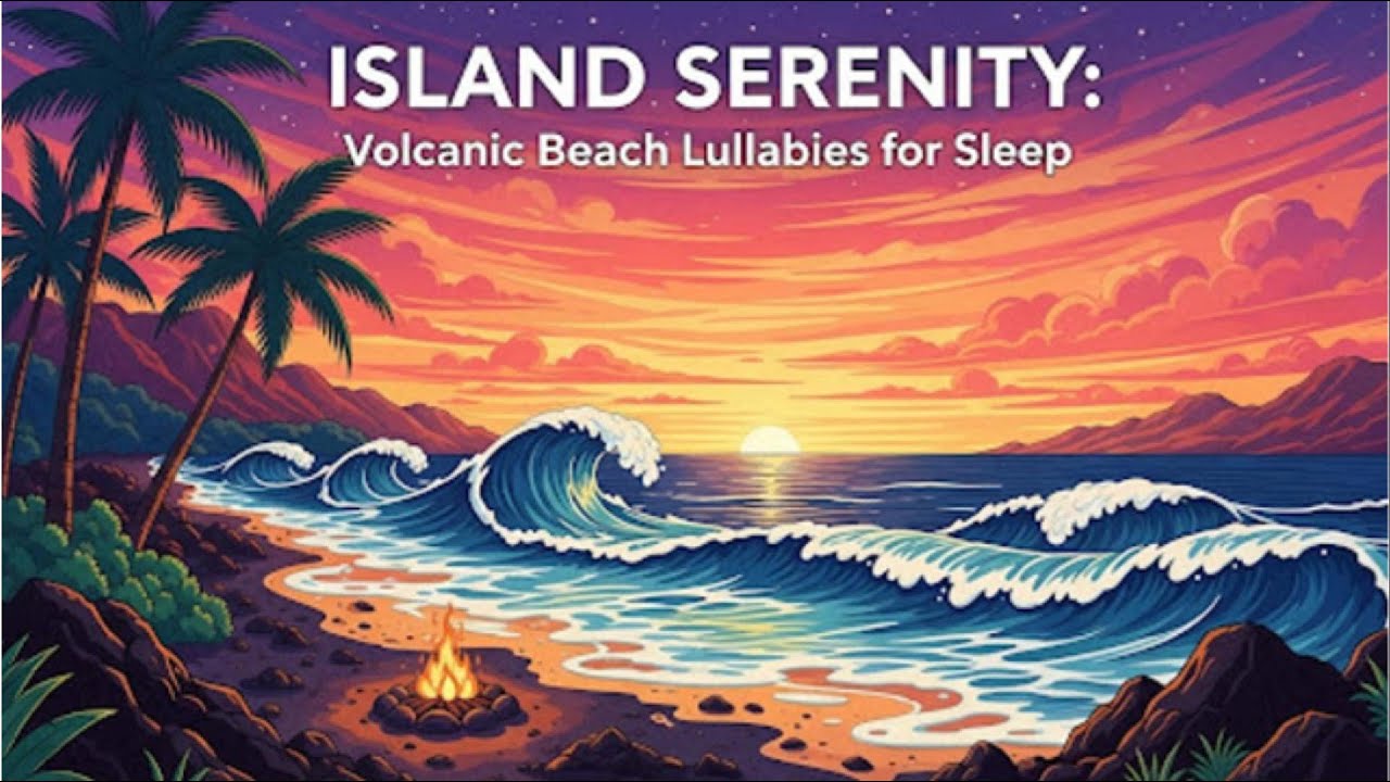 ISLAND SERENITY: Volcanic Beach Lullabies for Sleep - YouTube
