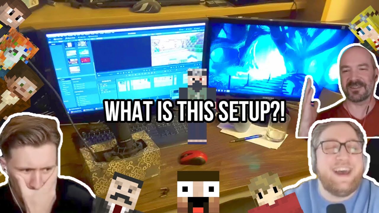 Everyone REACTS to ETHO'S DESK SETUP. - YouTube