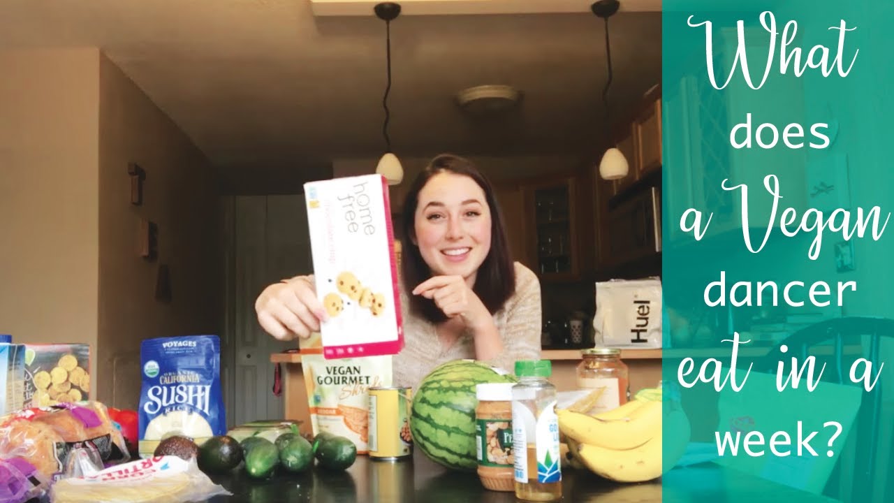 Vegan Ballet Dancer Grocery Haul - What Plant Based Dancers Eat - YouTube