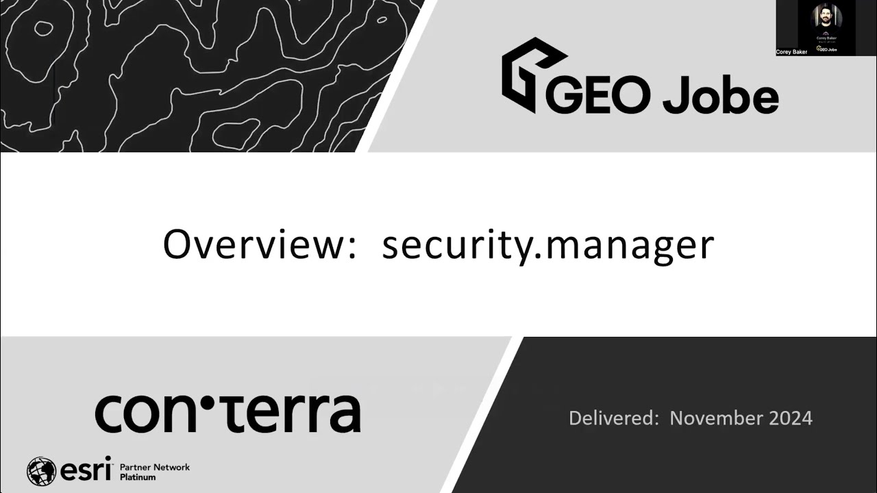 WEBINAR: Sharing Your ArcGIS Services Easier, Smarter, & More Securely ...