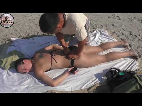 Bikini Beach message - pijat cewek bikini di pantai #2