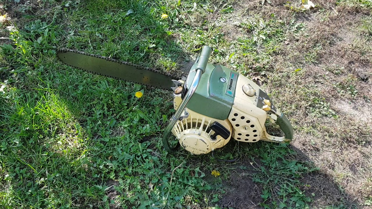 Pioneer 750 chainsaw - YouTube