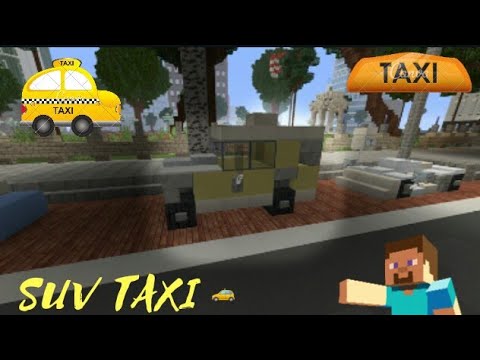 Minecraft how to build a | SUV taxi | - YouTube