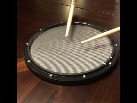 Preview of our custom snare practice pad from RCP Drum Company - YouTube