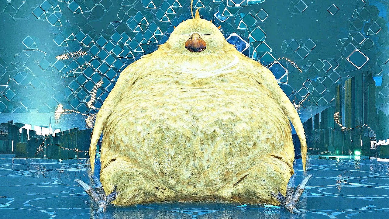 FINAL FANTASY VII REMAKE - Fat Chocobo Boss Fight (PS4 PRO) - YouTube