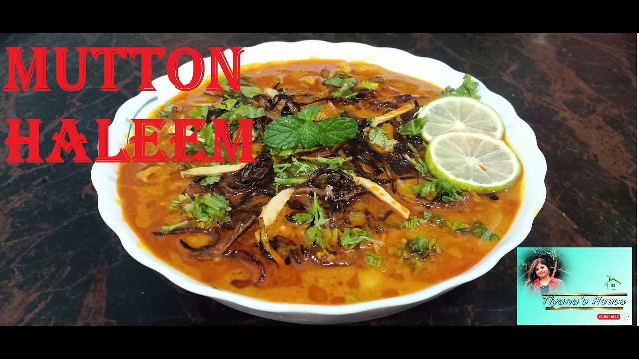MUTTON HALEEM RECIPE / HYDERABADI HALEEM - YouTube