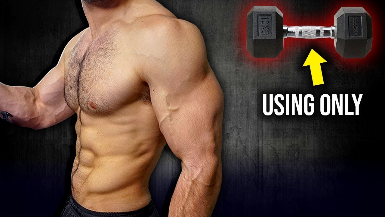 10min Home FULL-BODY Workout To Build Muscle (DUMBBELLS ONLY!!) - YouTube