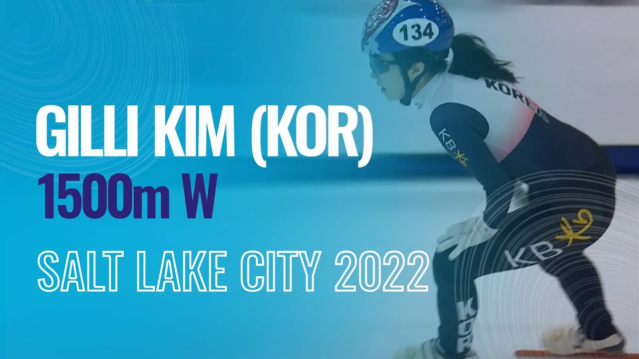 Gilli KIM (KOR) | Winner | 1500m W | Salt Lake City | # ...