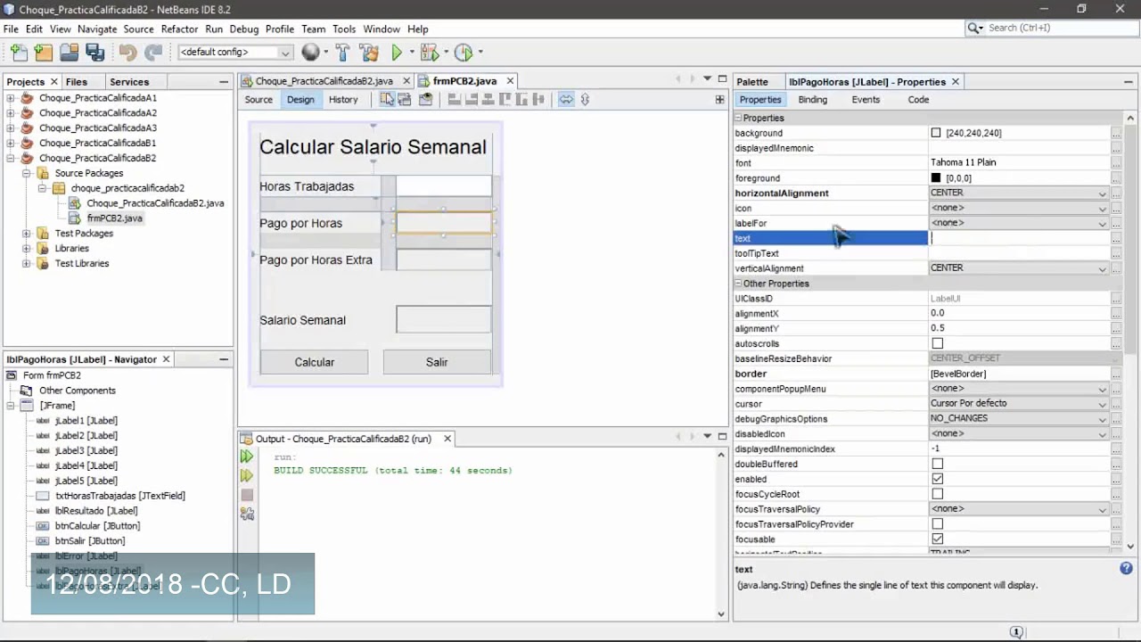 Calcular Salario Semanal - Ejercicio en Java (usando Netbeans) - YouTube