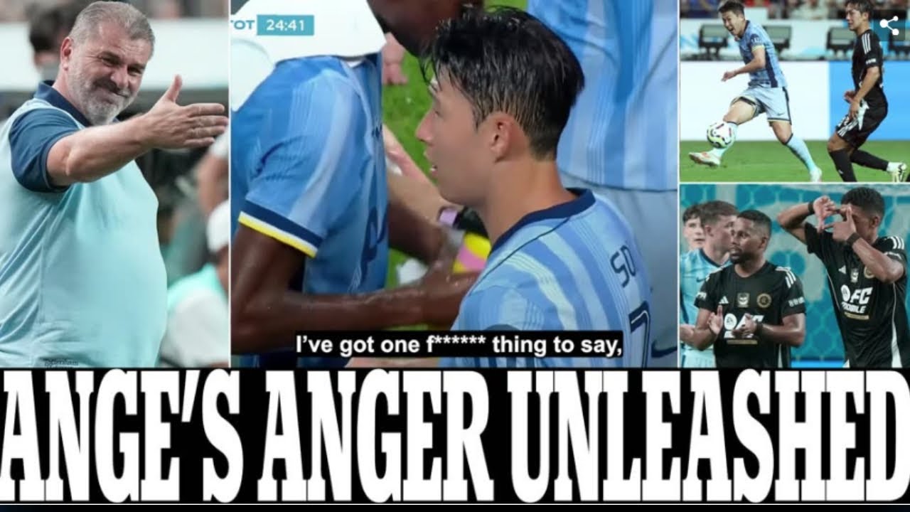 ANGRY Ange Postecoglou slams his team for poor pre-season performance ...