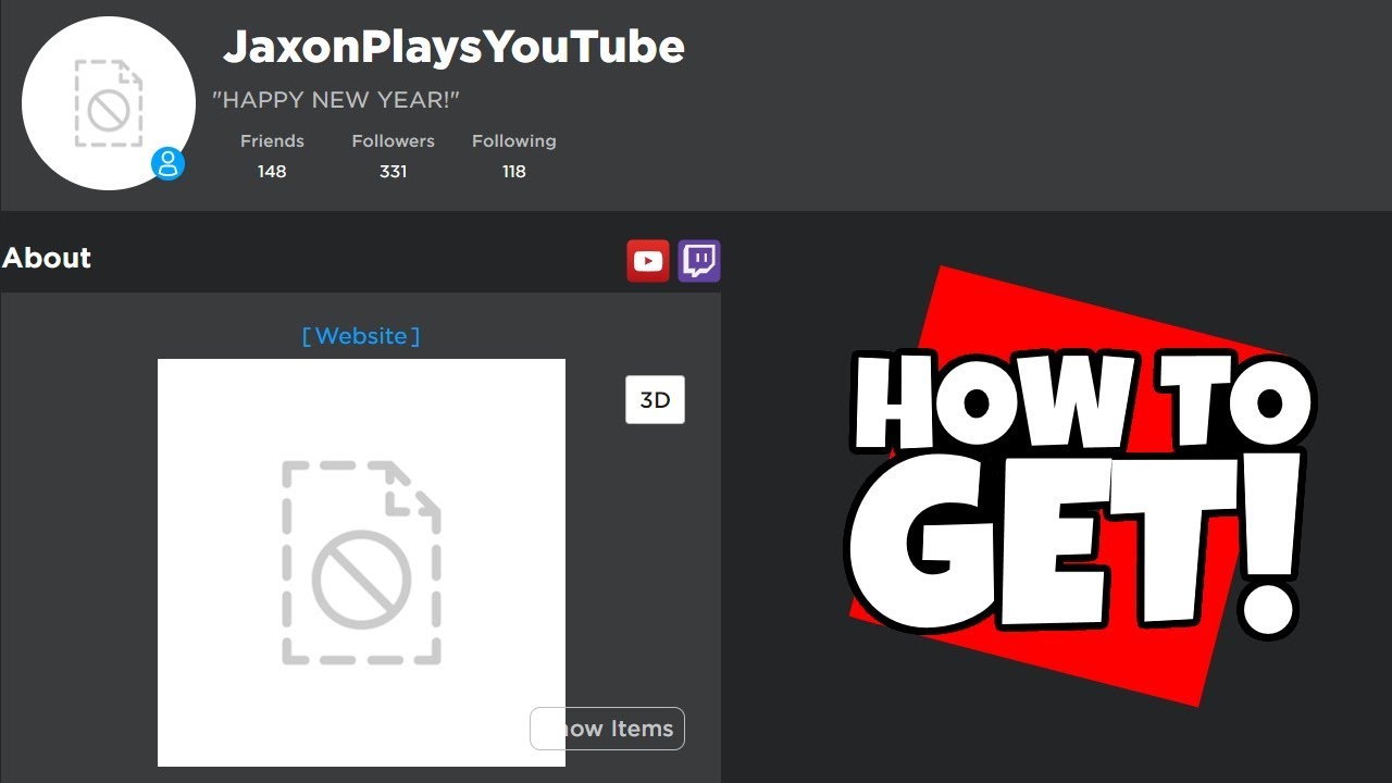 How to Make Your Profile on Roblox [ Content Deleted ] - YouTube