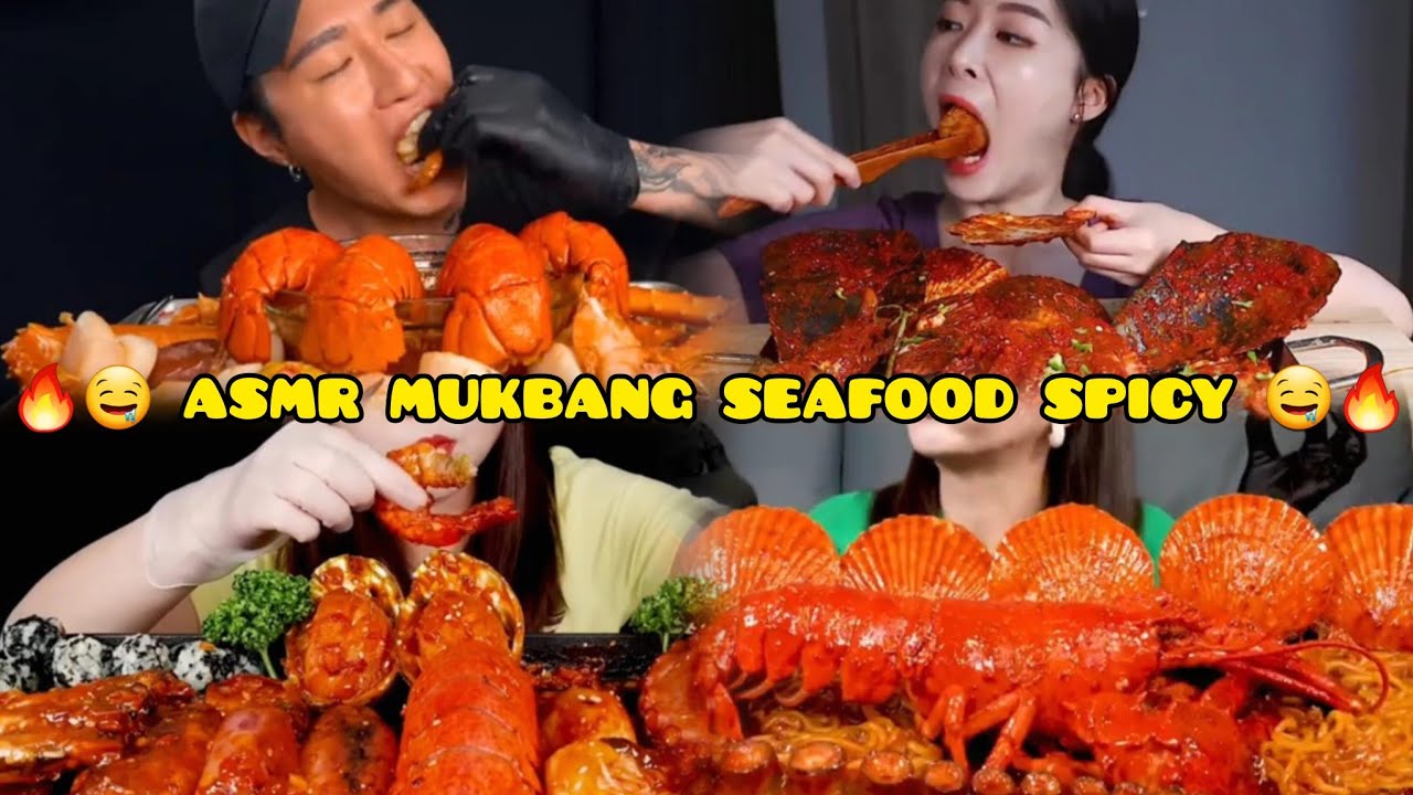 🦀 ** CRAZY Seafood Mukbang! CRAZY Seafood Mukbang! 🦞 ASMR Eating Sounds | Delicious! 🔥🤤 Reaction ...