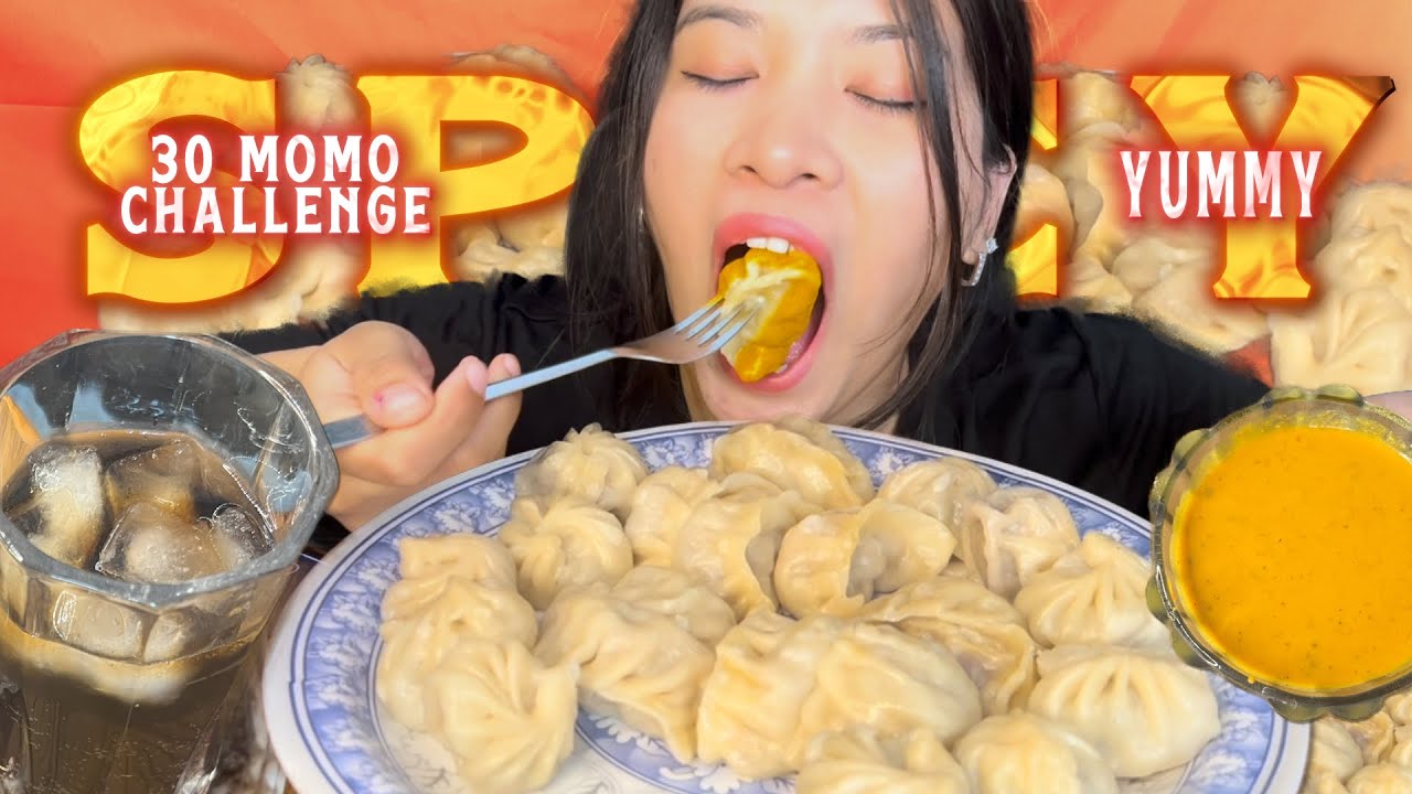 MoMo Mukbang ! Spicy ,Steam Momo or Dumplings ** 🔥😋 |Asmr Eating ...