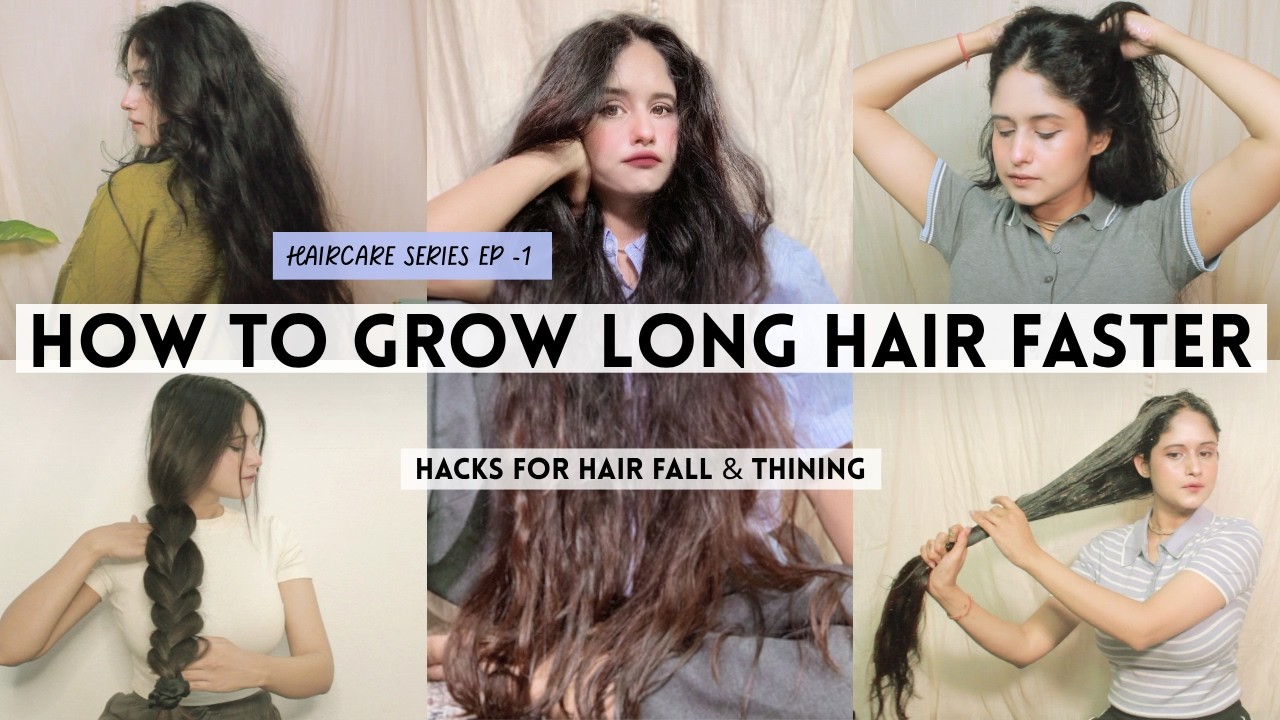 How to Grow Long, Thick & Healthy Hair Faster Natural Home Made HACKS ...