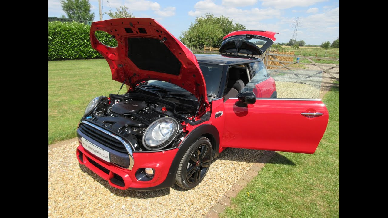 2017 Mini Cooper Chilli Red JCW Sport pack - YouTube