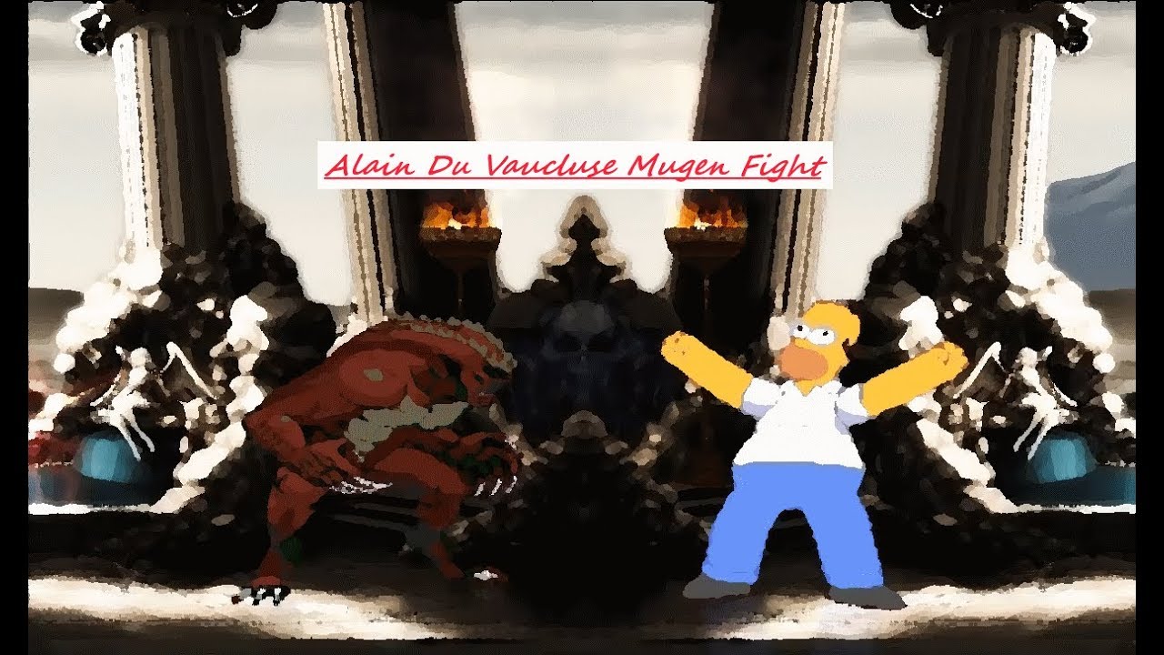 Mugen : Hunter (Resident Evil) Vs Homer Simpson (Request) - YouTube