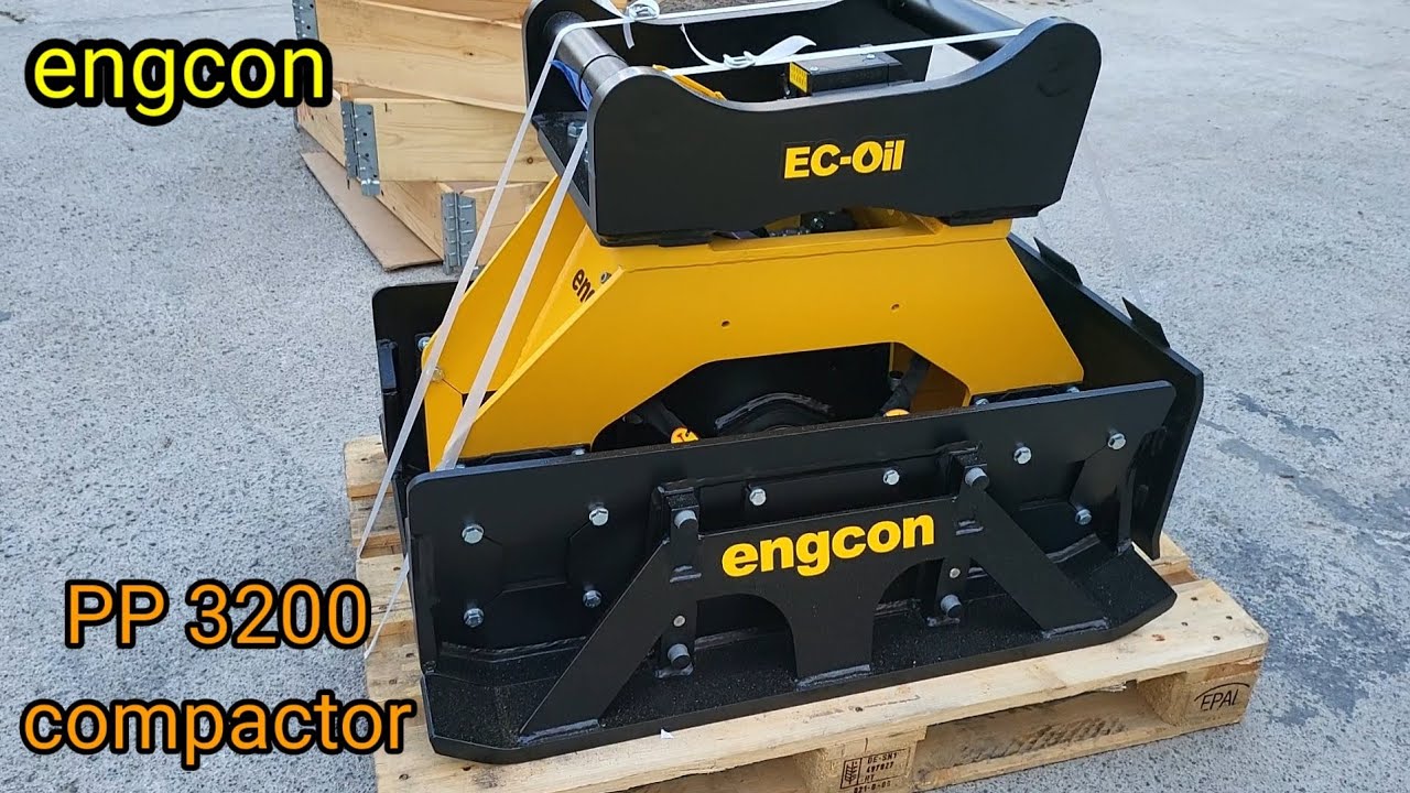 엥콘 콤팩터 engcon compactor pp3200 - YouTube