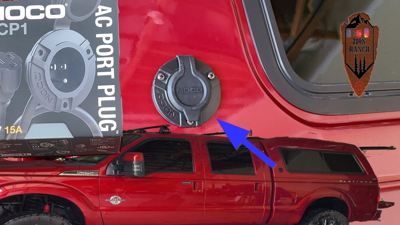 NOCO GCP1 AC Port Plug ~ 2014 F250 Platinum - YouTube
