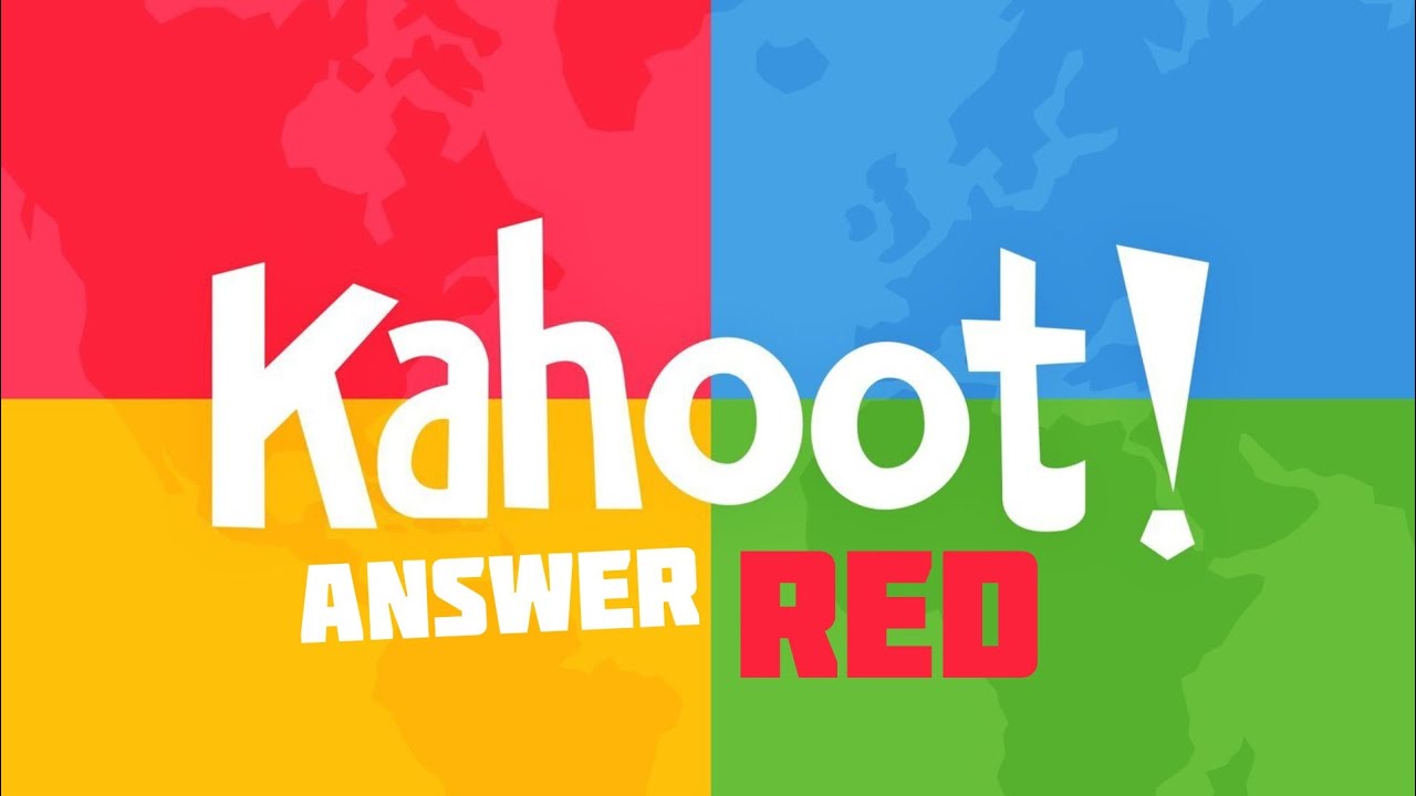 Kahoot Template: Answer Red - YouTube