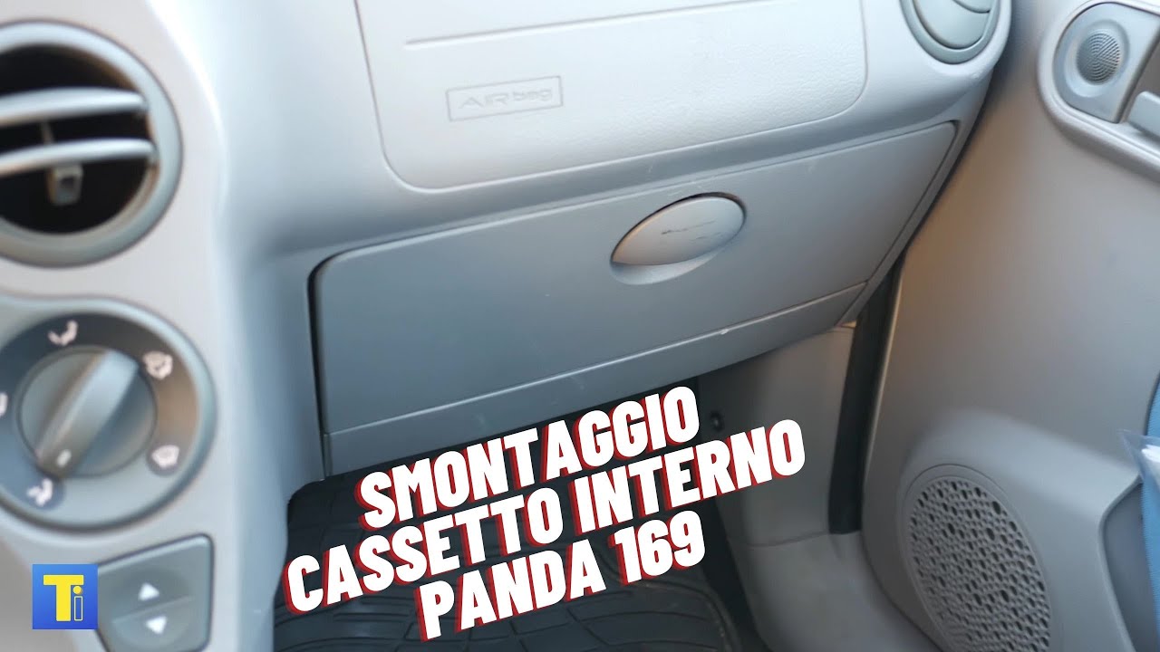 Come si smonta il Cassetto del vano portaoggetti nella FIAT Panda 169 ...