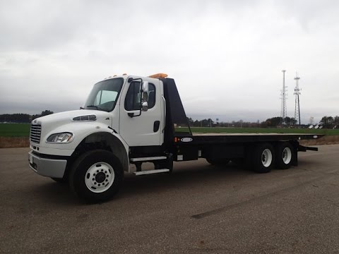 2012 FREIGHTLINER WITH LEDWELL 28' ROLLBACK HAULER FOR SALE BY CARCO ...
