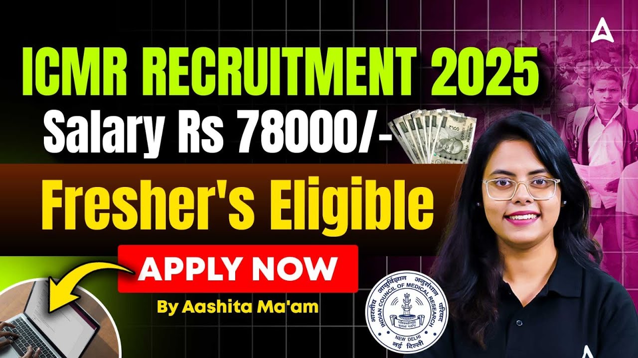 ICMR Recruitment 2025 | ICMR Notification 2025 | ICMR 2025 Application ...