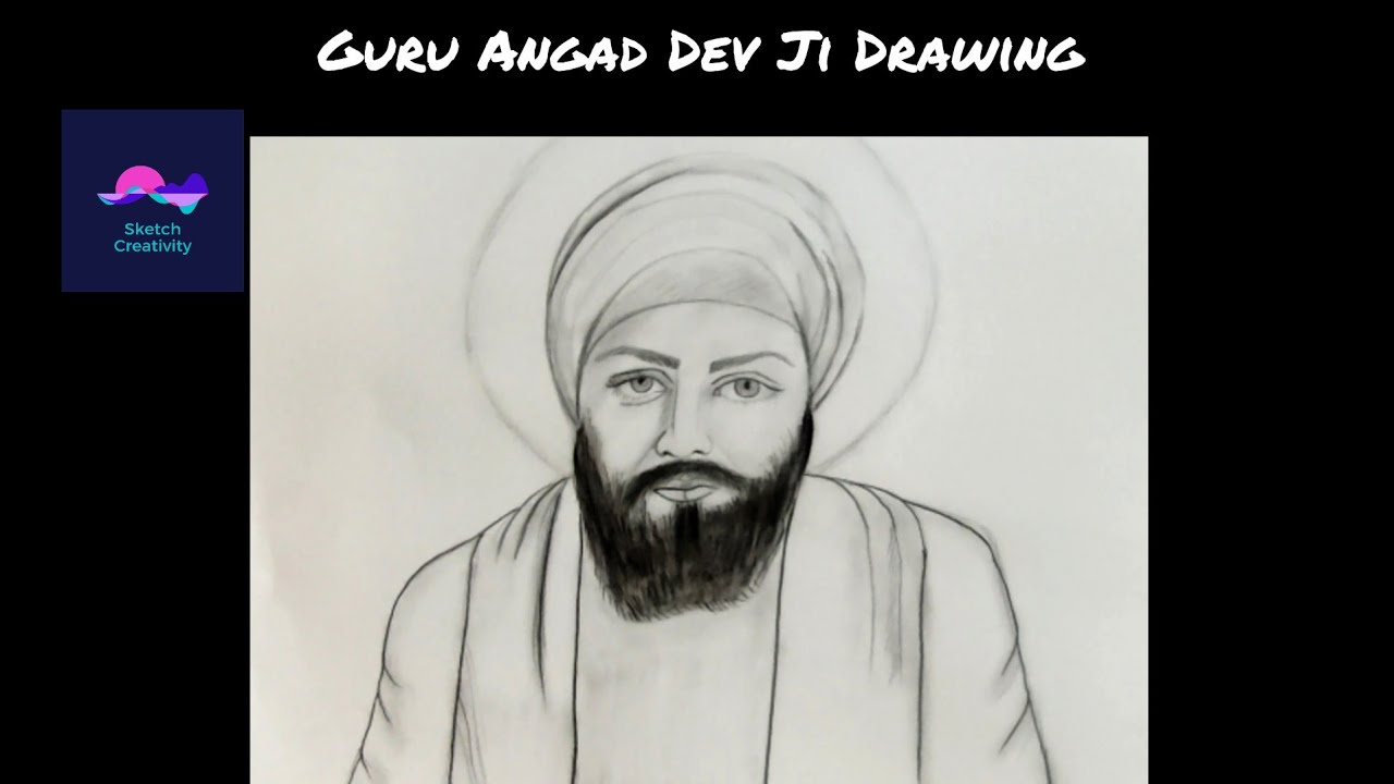 Guru Angad Dev Ji Drawing Sketch #sketchcreativity #drawing # ...