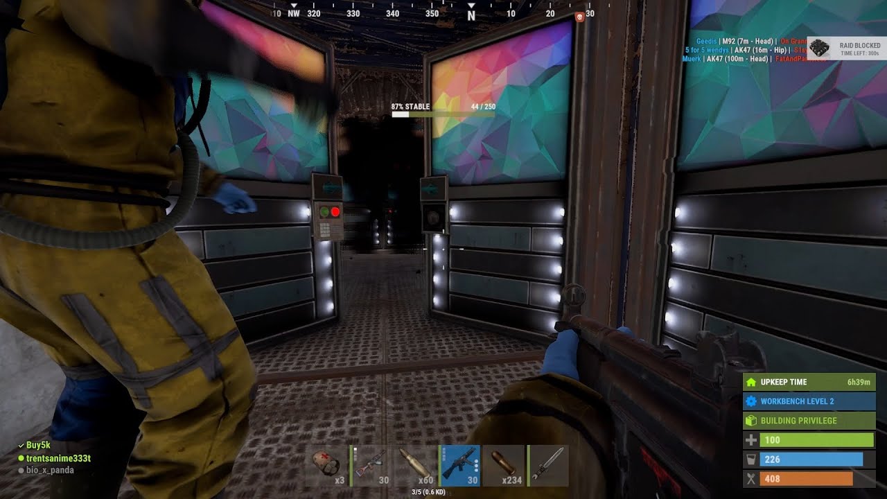 raiding a ice lake on a 3x day 1 of wipe #rust - YouTube