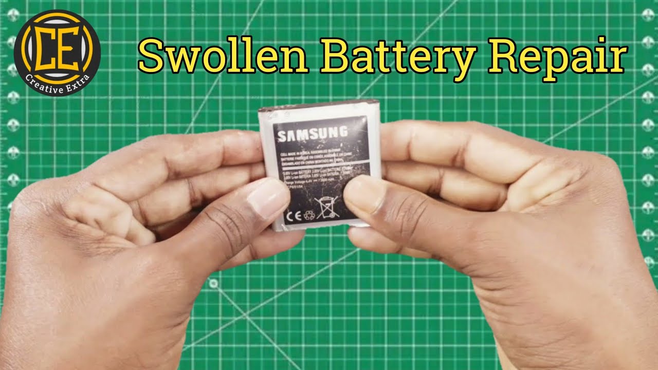 How to Repair a Swollen Battery at home || Swollen Battery 100% ...