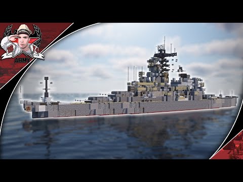 Minecraft: Cold War USS New Jersey | Iowa-Class Battleship Tutorial - YouTube