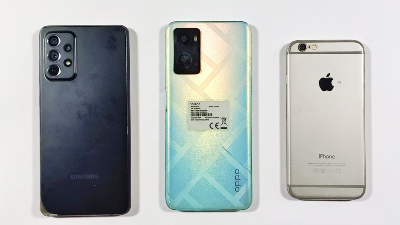 Iphone 6 Vs Oppo A76 Vs Samsung Galaxy A72 | Speed Test & Comparison ...