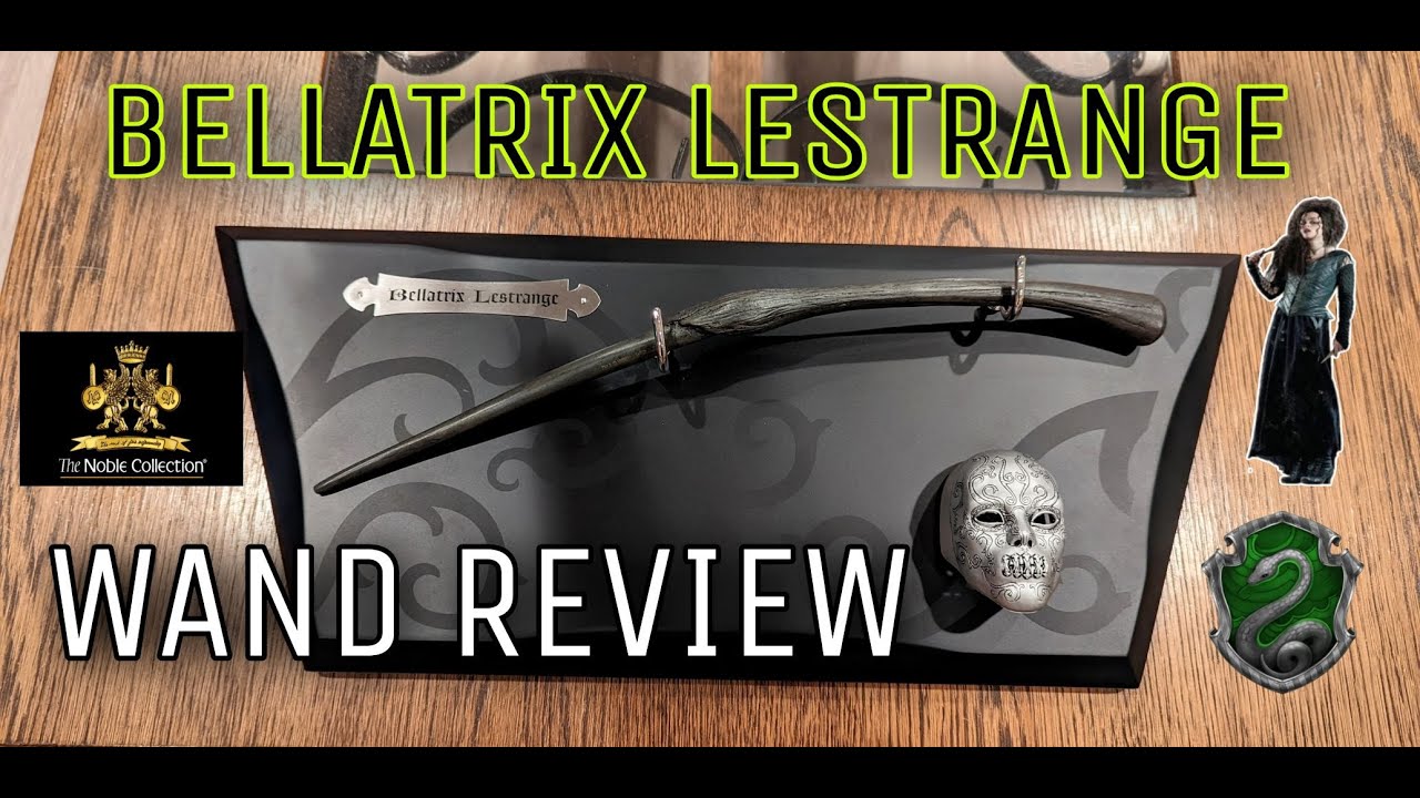 Bellatrix Lestrange WAND And DISPLAY Review | The Noble Collection ...