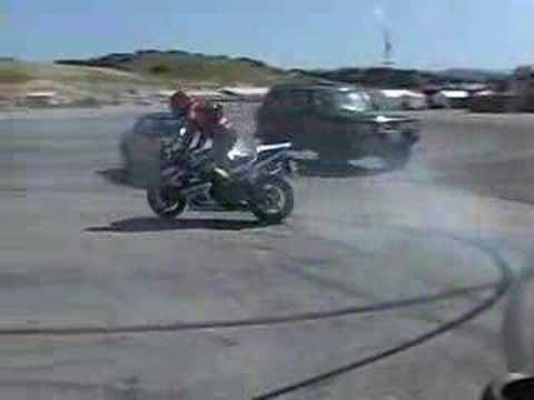 Racer Steve Crevier Shows Off - MotoUSA - YouTube